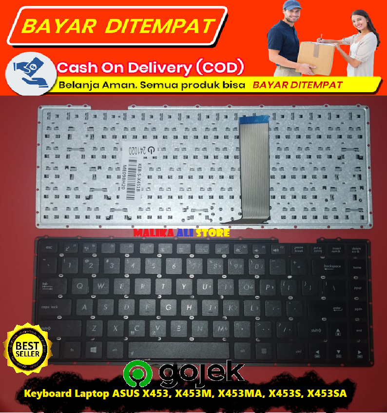 Keyboard Laptop ASUS X453, X453M, X453MA, X453S, X453SA | Lazada Indonesia
