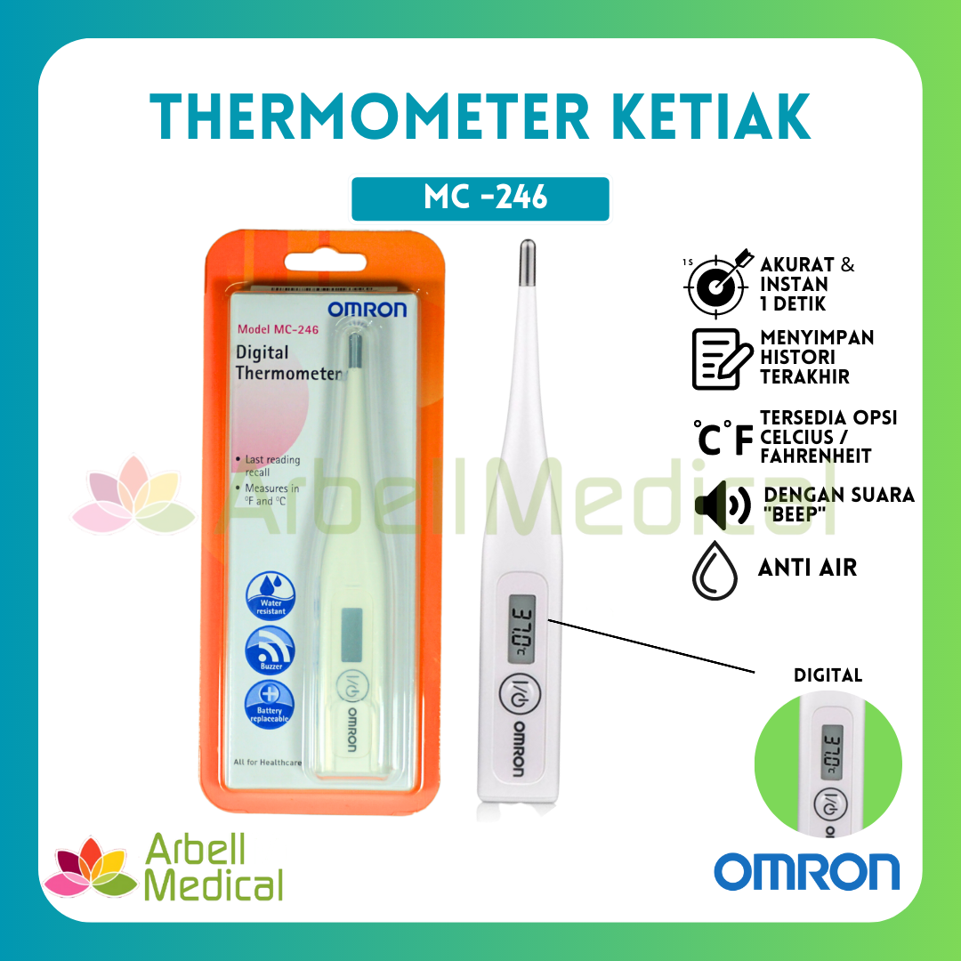 Thermometer Digital Omron Mc 246 | Lazada Indonesia