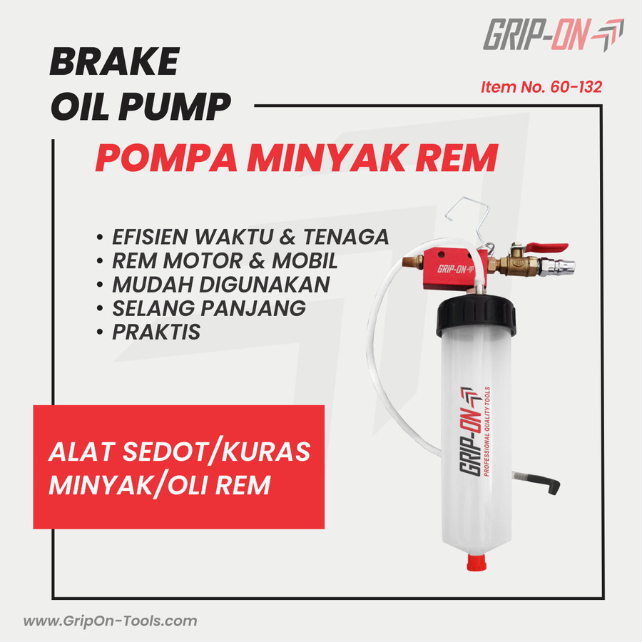 Alat Pompa Sedot Oli Rem GRIP ON 60-132 / Pompa Kuras Minyak Oli Motor ...