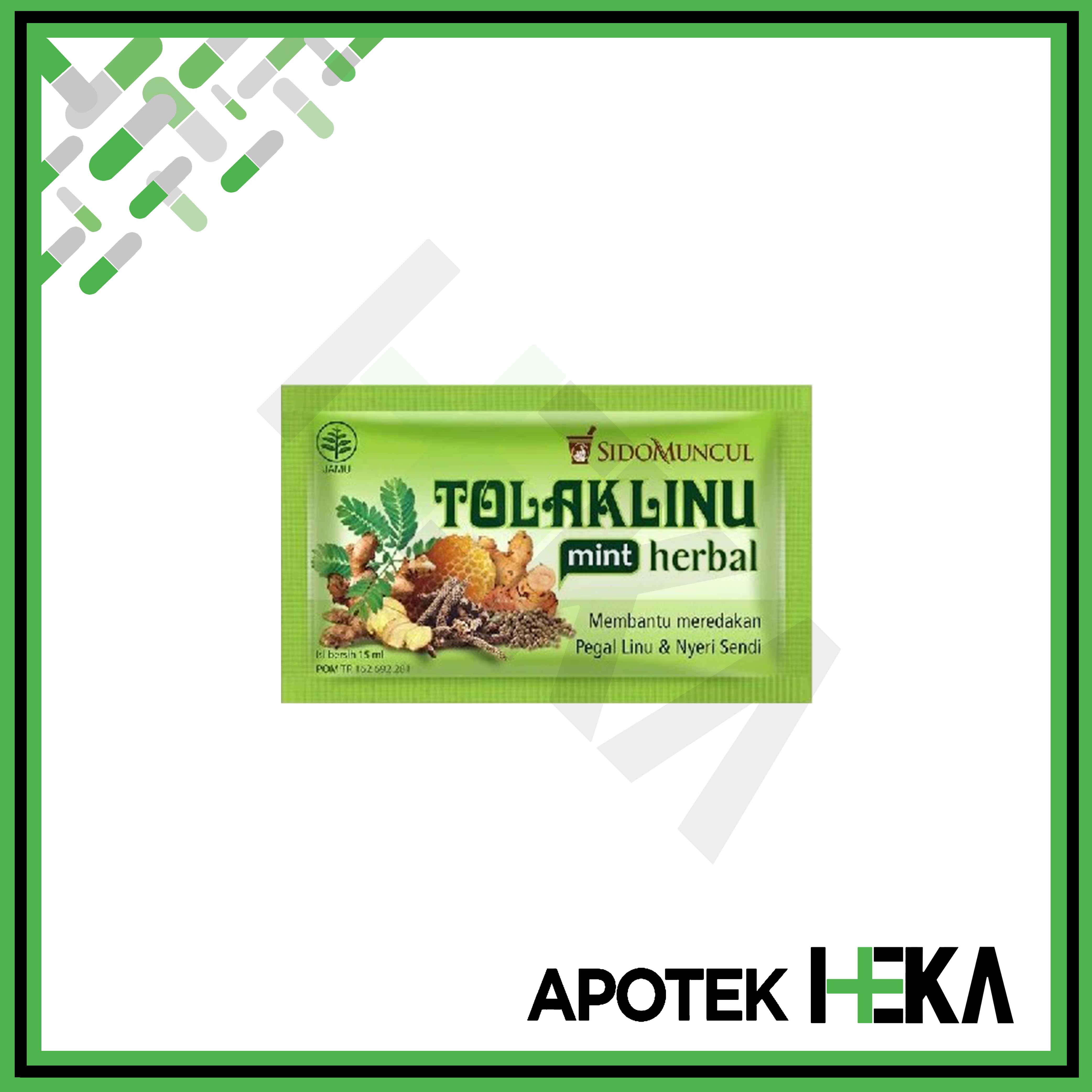 Tolak Angin Linu Herbal Mint 1 Sachet - Meredakan Pegel Linu | Lazada ...