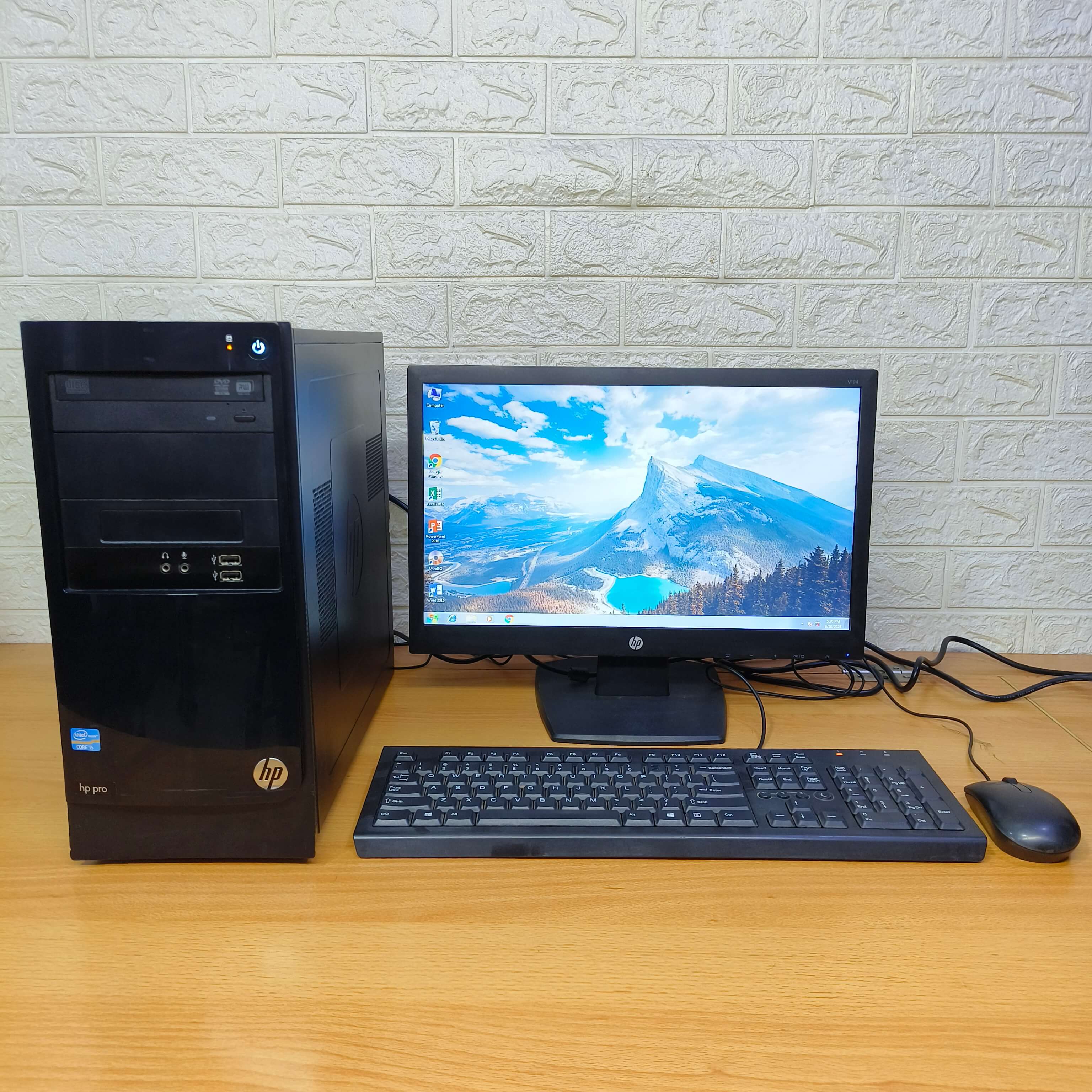 Fullset Komputer HP Pro 3340 Core i5 Gen 3 RAM 8GB 4GB SSD HDD Built Up ...