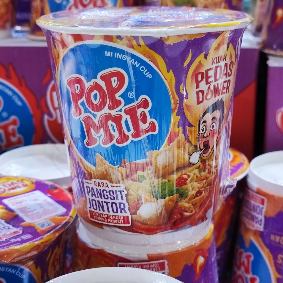 Pop Mie Kuah Pedas Dower Rasa Ayam Pedas & Pangsit Jontor | Lazada ...