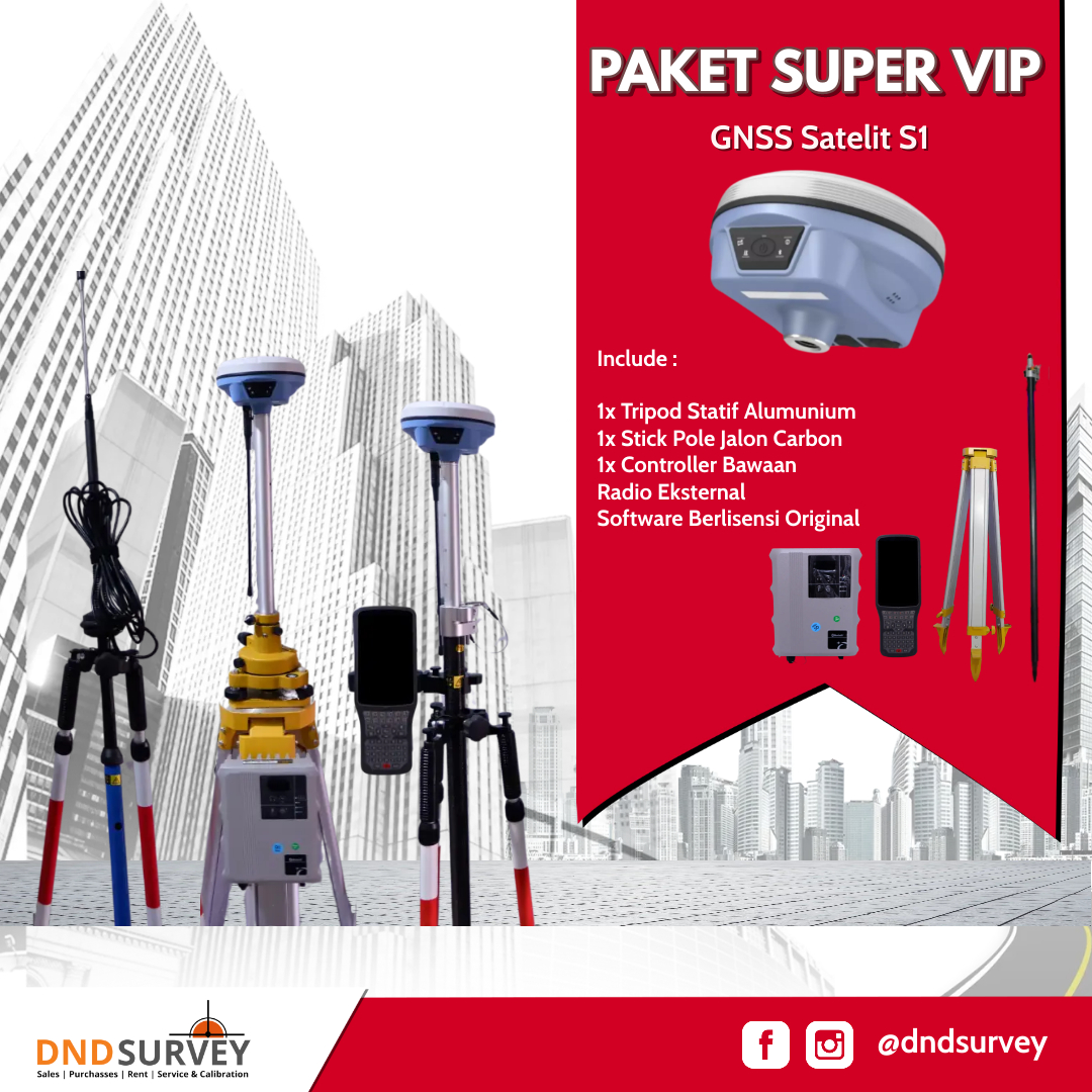 GNSS GPS RTK Geodetik Statik Satelit S1 Original Bergaransi | Lazada ...