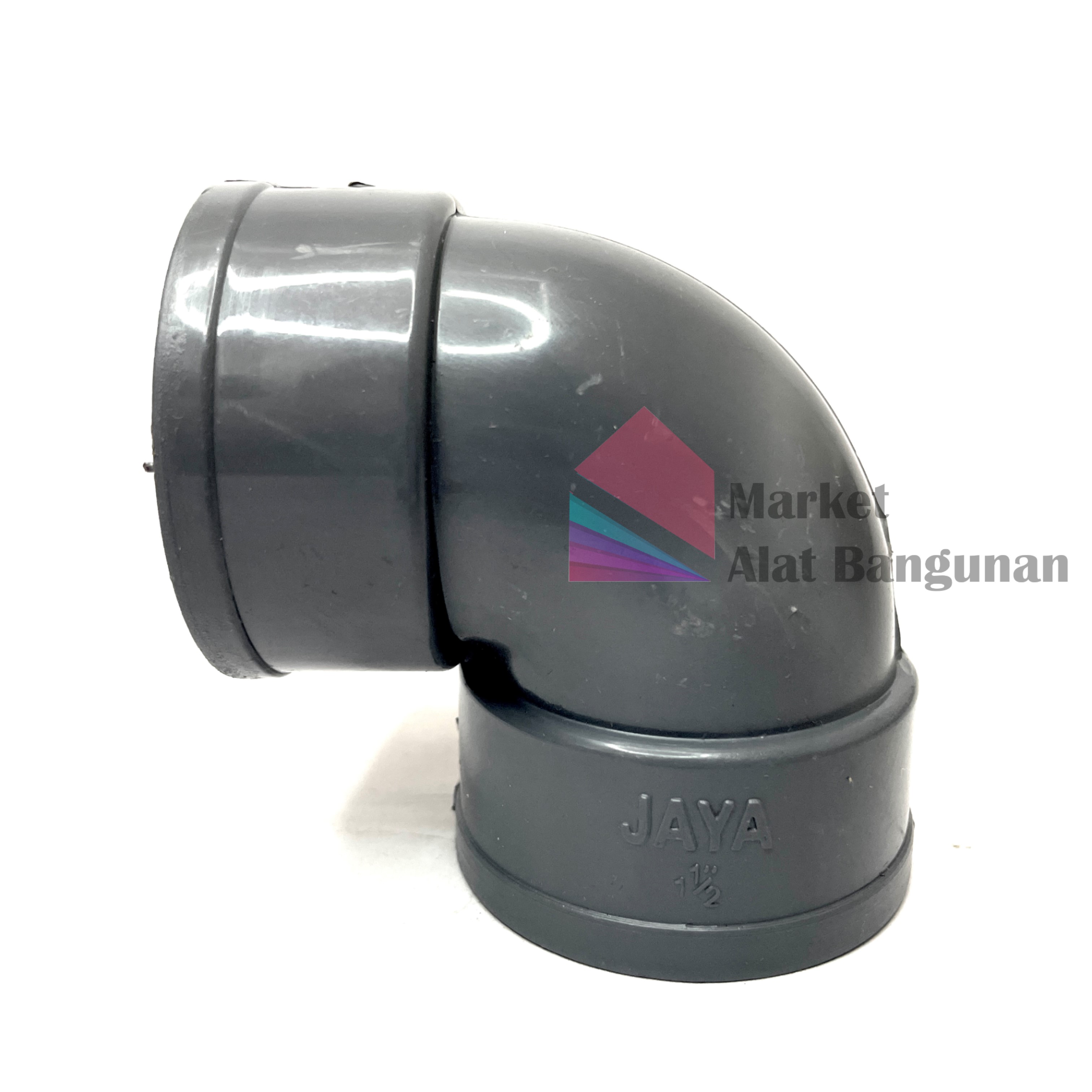 Knee 1 1/2" PVC Merk SO dan JAYA / Sambungan L Pipa Paralon 1 1/2 Inch ...