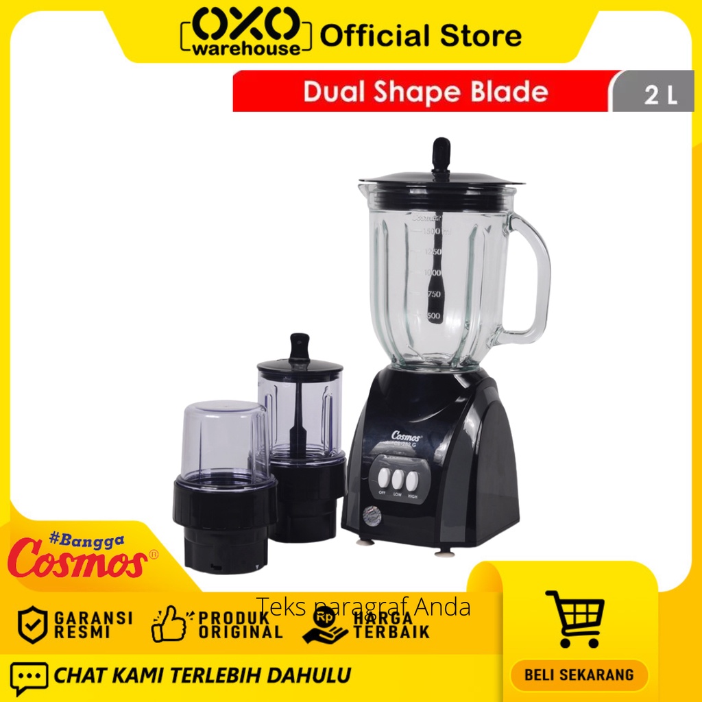 Cosmos Blender 2 L CB-282G Garansi Resmi | Lazada Indonesia