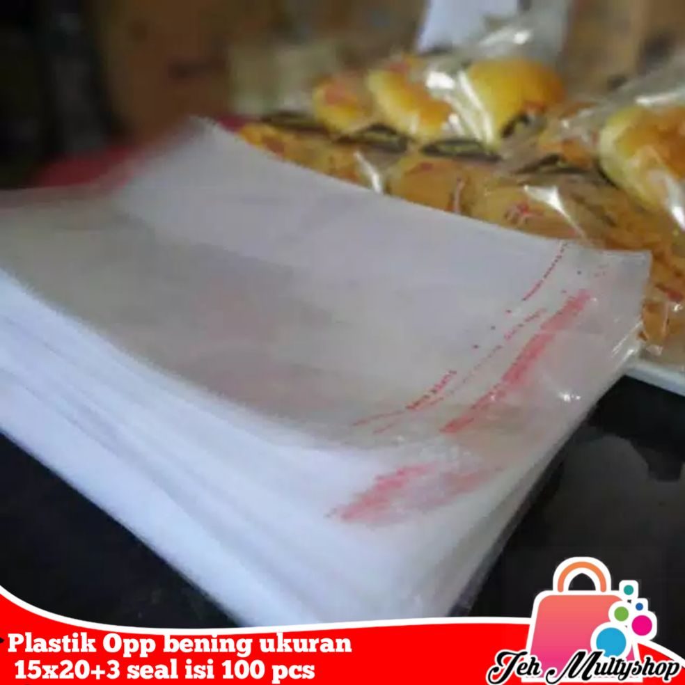 Plastik Roti Manis ukuran 15x20+3 seal (100 pcs) | Lazada Indonesia