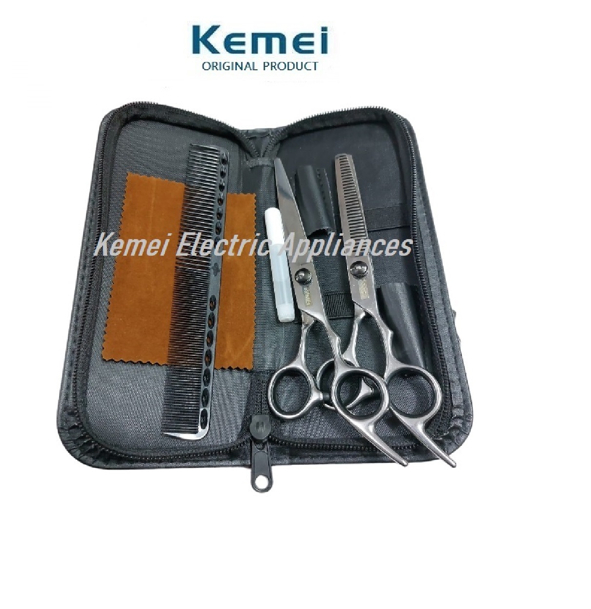 GUNTING KEMEI satu set lurus dan sasak / shaggy salon pangkas rambut ...