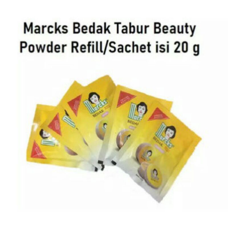 Bedak Marcks Tabur Sachet 20g | Lazada Indonesia