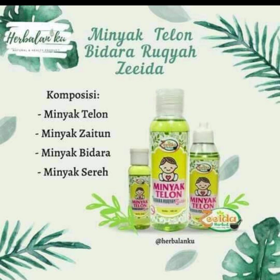 minyak telon bidara/minyak telon/minyak telon ruqyah/minyak telon zeeida 60 ml | Lazada Indonesia
