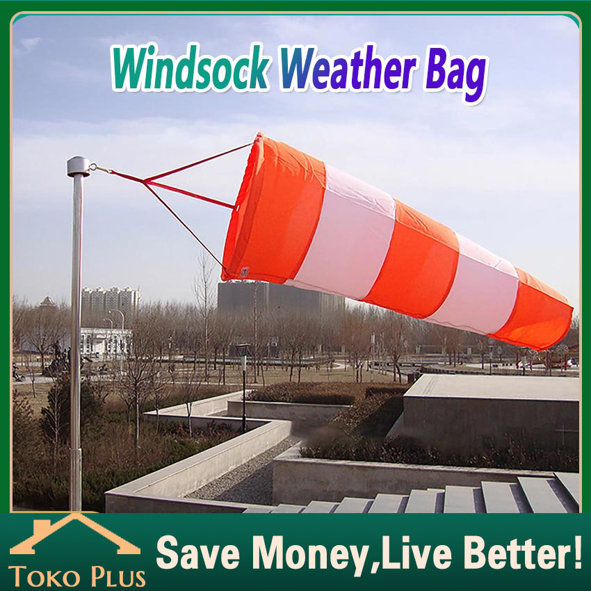 Wind Sock Small Petunjuk Arah Mata Angin Windsock Panjang 80CM Aviation ...