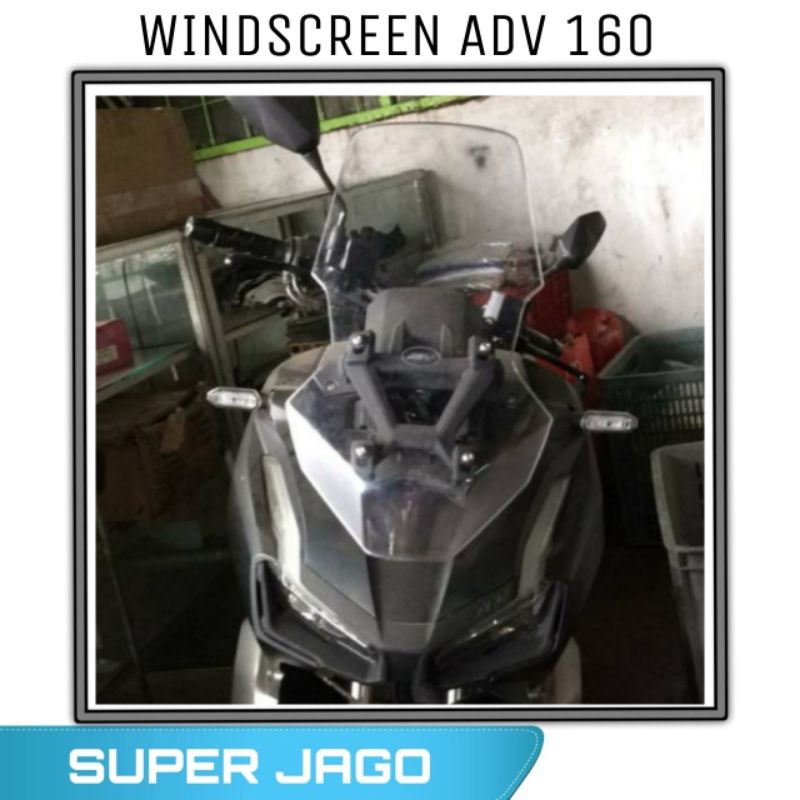 (Bisa COD) Visor Windshield ADV 160 2022 2023 Kaca Depan ADV 160 tinggi ...