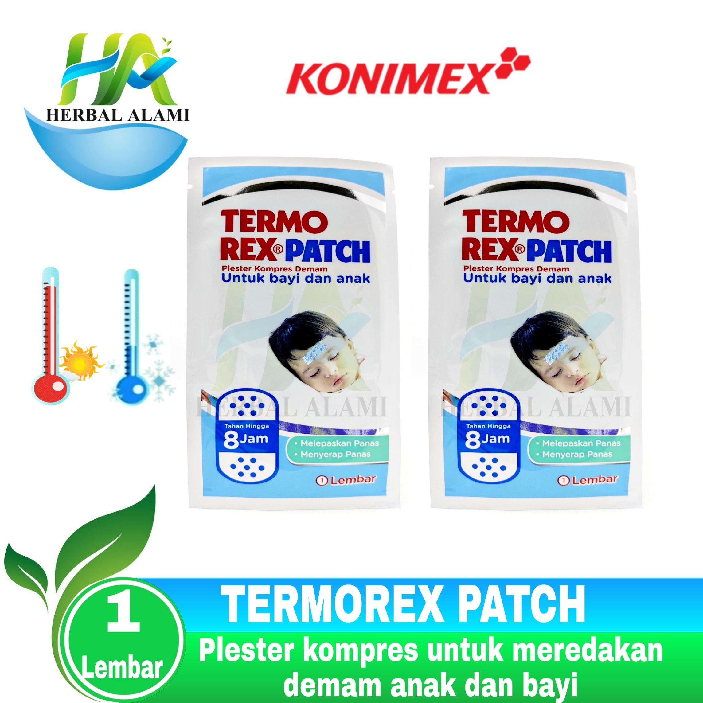 Termorex Patch / Plaster Kompres Demam Untuk Anak & Bayi | Lazada Indonesia