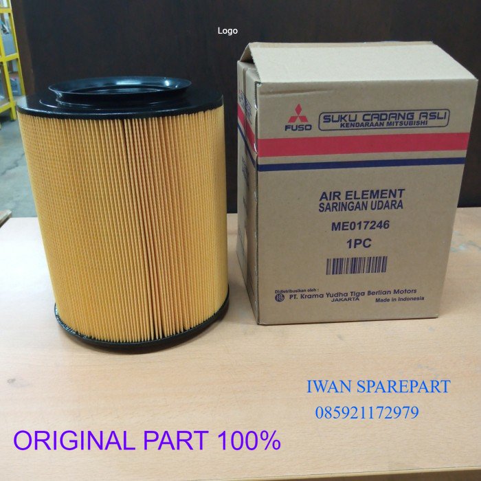 Saringan/Filter Udara Canter Original Mitsubishi ME017246 Original 100% ...