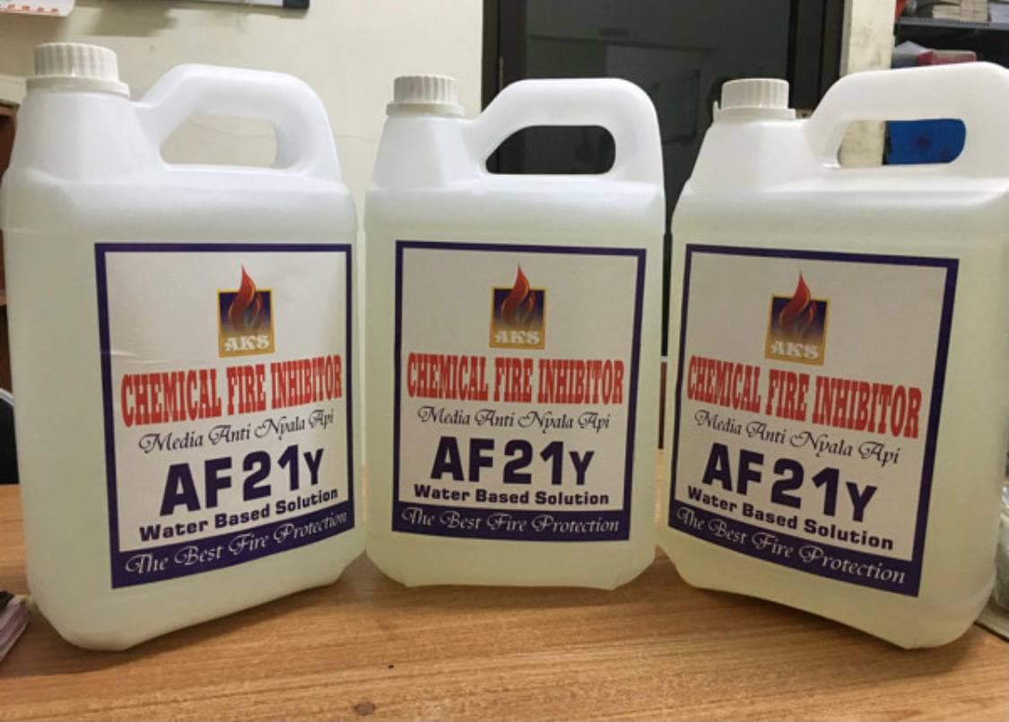 cairan anti api af 21 ukuran 5 liter bersertifikat uji laboratorium ...
