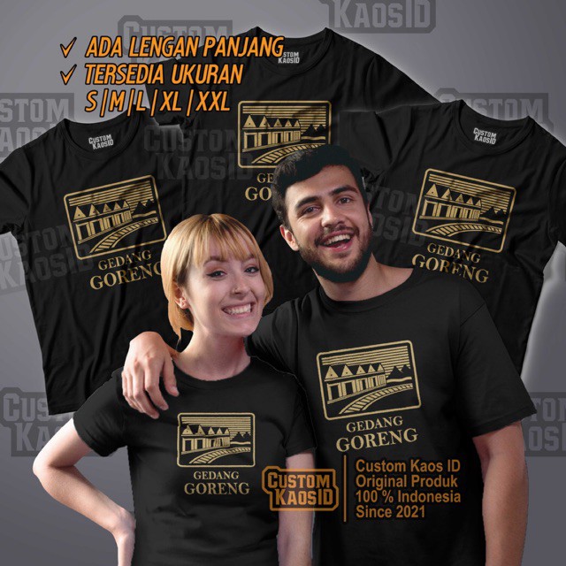 Kaos Plesetan Gudang Garam Gedang Goreng Lucu Baju Distro Pria Murah ...