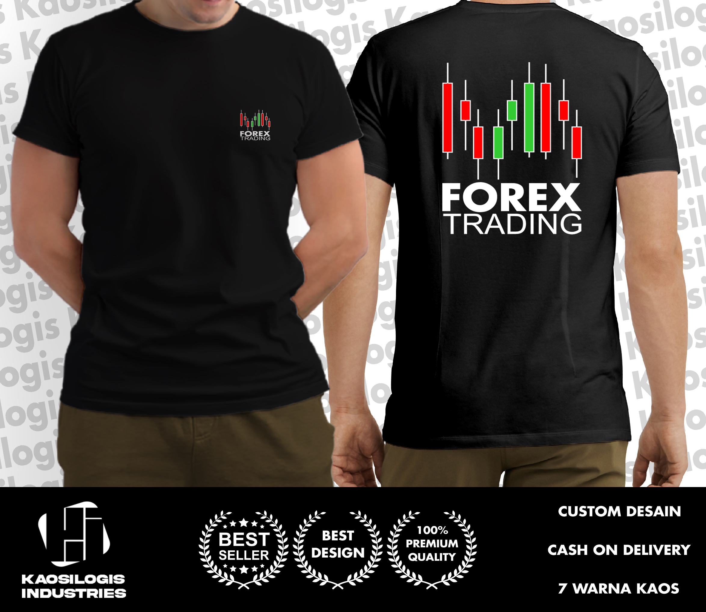 Kaos Custom Desain Suka Suka Trader Forex Trading - Kaosilogis | Lazada ...