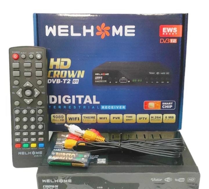 Set Top Box Tv Digital/Set Box Tv Digital Antena Tv Tabung Welhome DVB ...