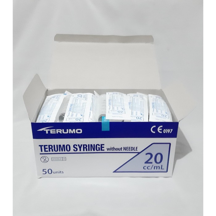 Spuit Syringe Terumo / Syringe without Needle Terumo Size 20 cc isi 50 | Lazada Indonesia
