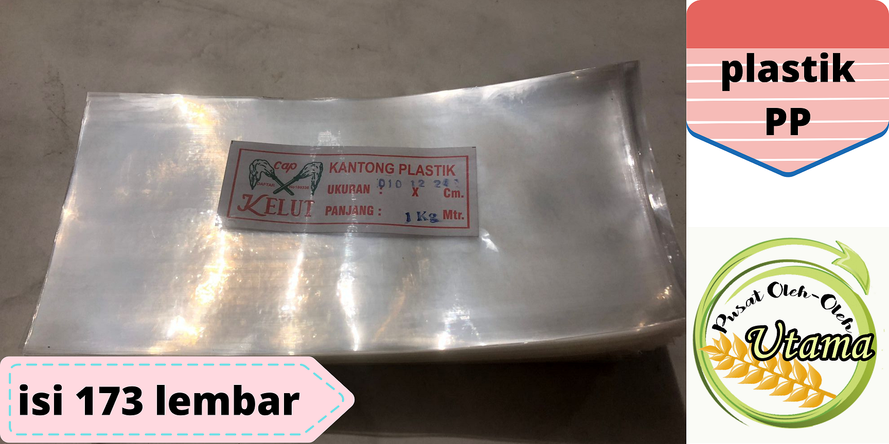 Plastik PP Tebal Ukuran 12 - pp mika - plastik pp - kemasan repack ...