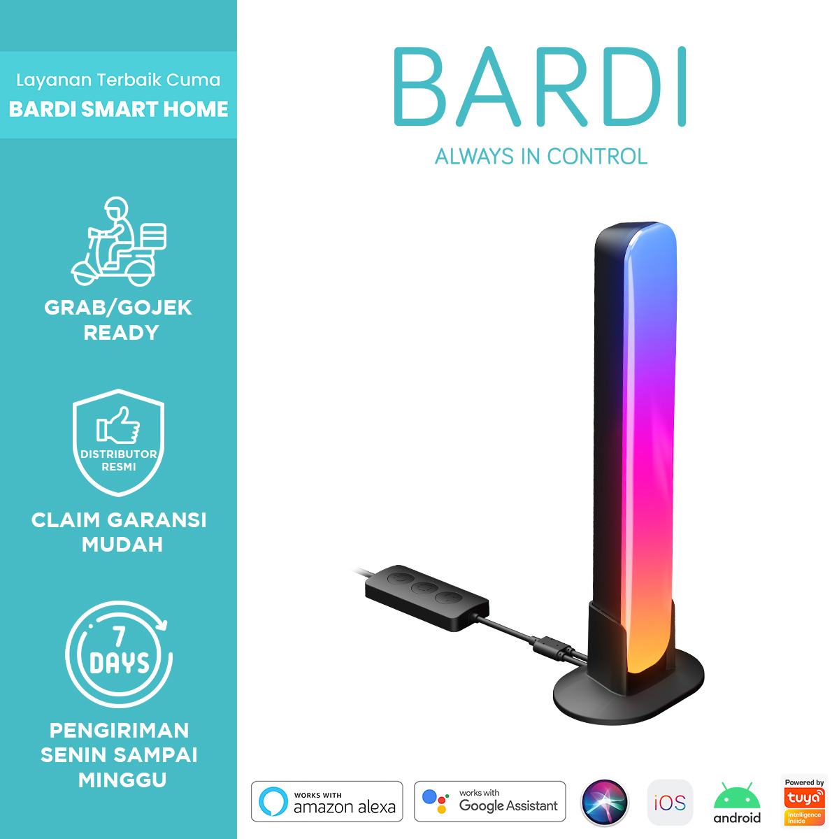 BARDI Smart Light Bar with NFC | Lazada Indonesia