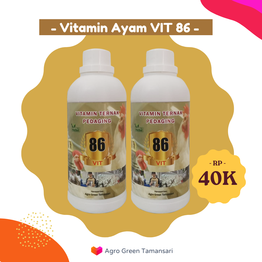 VIT 86 1/2 Liter-(PENYUBUR AYAM)-(OBAT,JAMU,VITAMIN,AYAM,JAWA,AYAM,JAGO ...