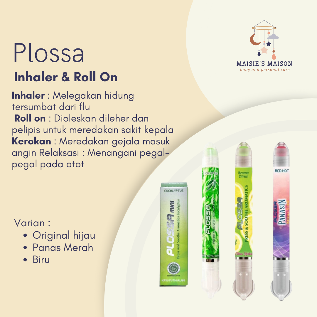 PLOSSA INHALER DAN ROLL ON | Lazada Indonesia
