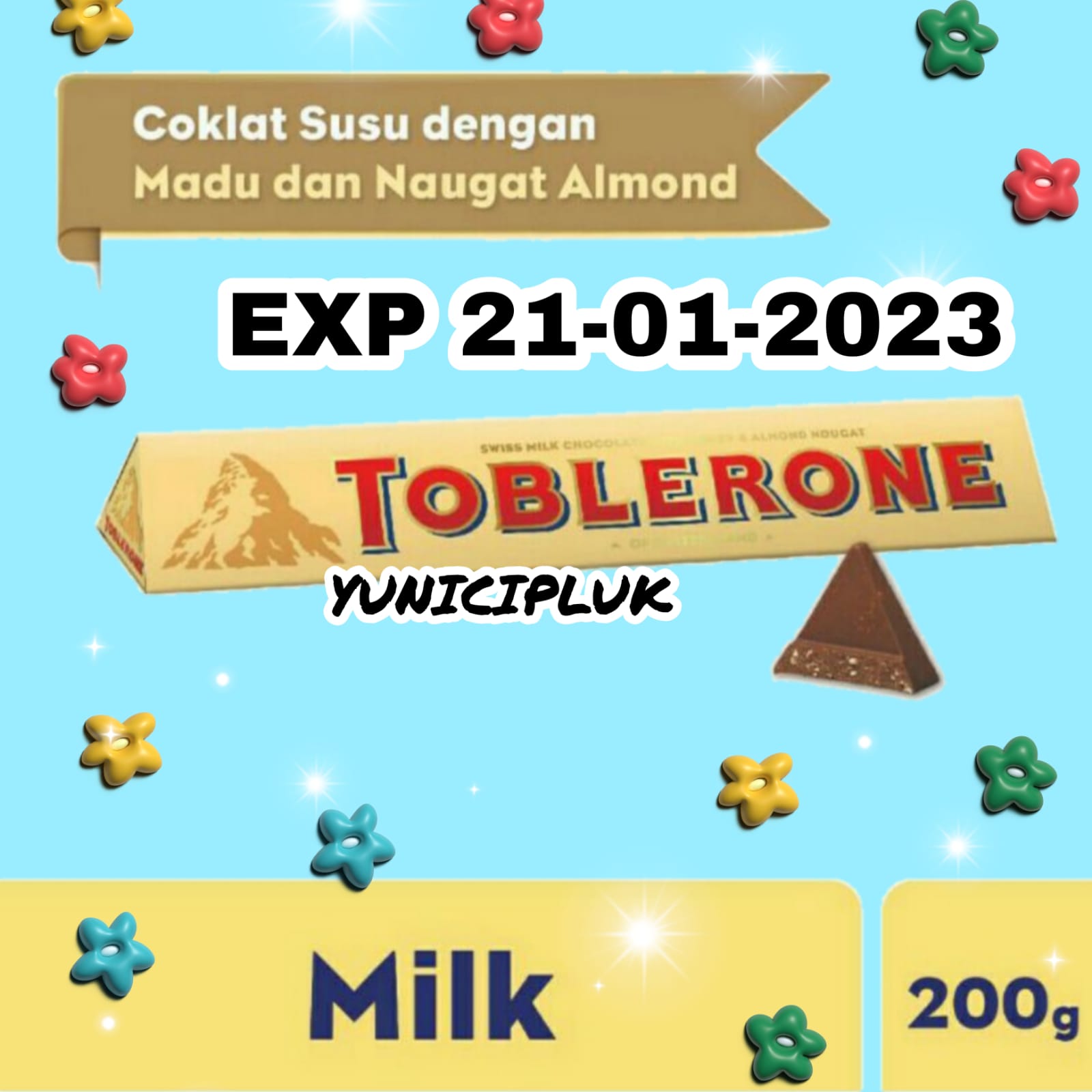 TOBLERON COKLAT MILK 200GRAM EXP 21-01-2023 | Lazada Indonesia