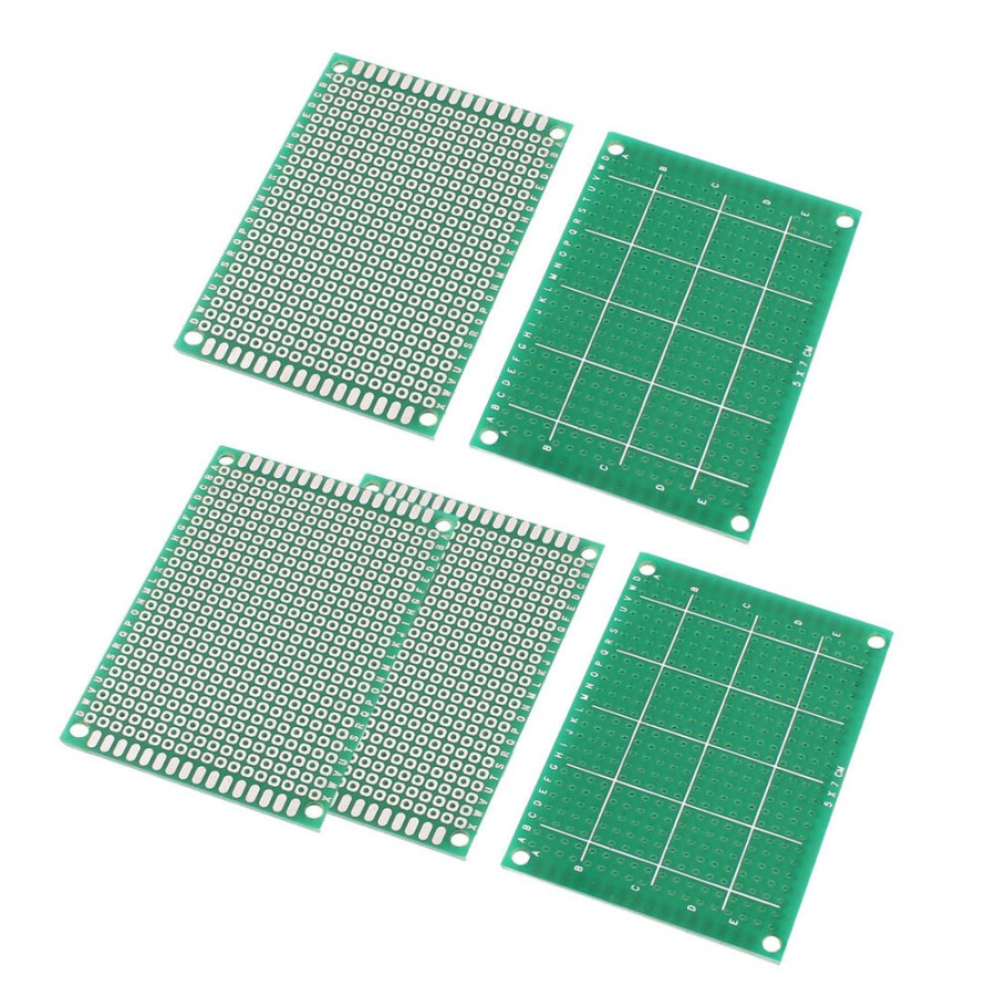 PCB Dot Matrix lubang 4x6 cm Single Layer Through Hole 4x6cm FR4 ...