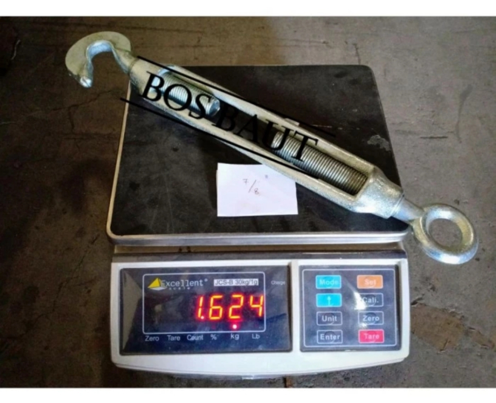 Span Screw Jarum Keras Turn Buckle Turnbuckle ukuran M8 M12 M16 M20 M22 ...
