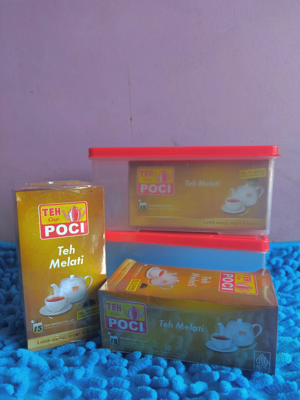 Teh Celup Cap Poci Melati 15 Bags Free Tepak Cantik - Teh Poci free Box ...
