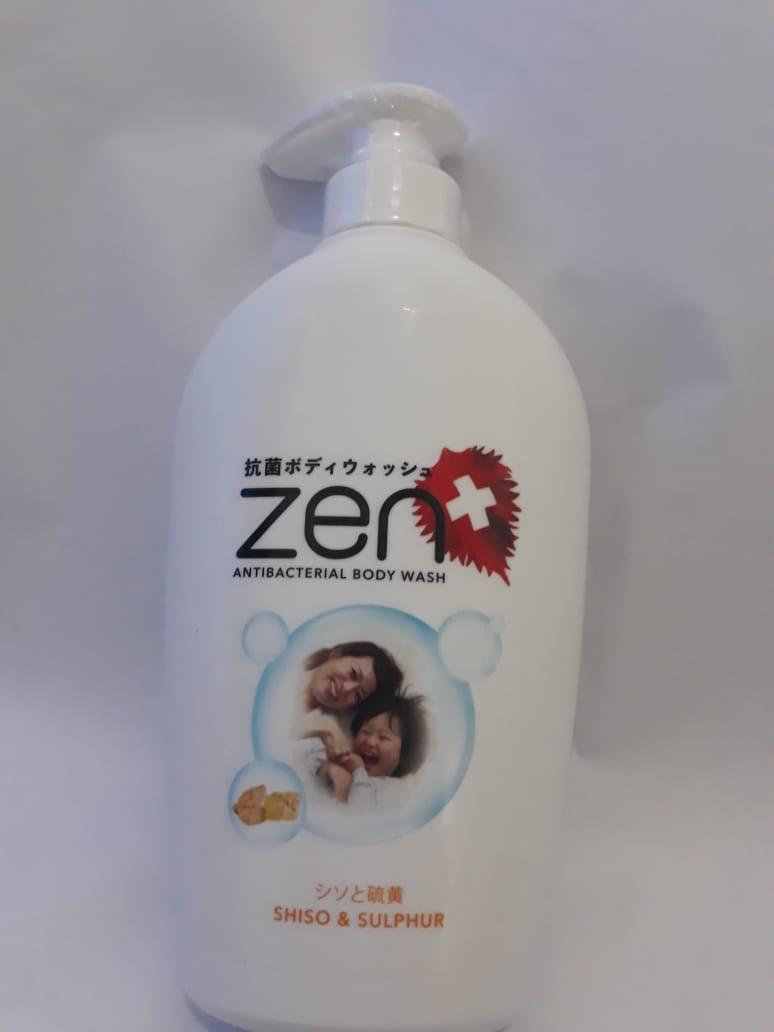 Zen Sabun Cair Botol Putih - 480 ML / Antibacterial Body Wash Zen Shiso ...
