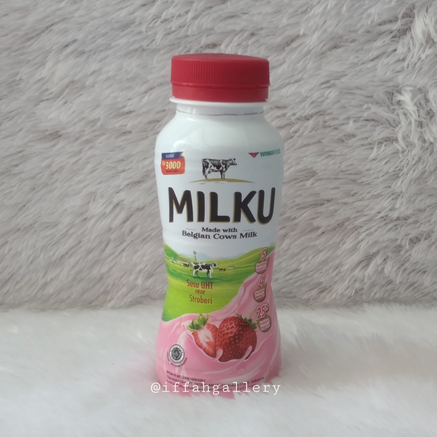 Susu Milku Aneka Rasa Kemasan Botol 200ml | Lazada Indonesia
