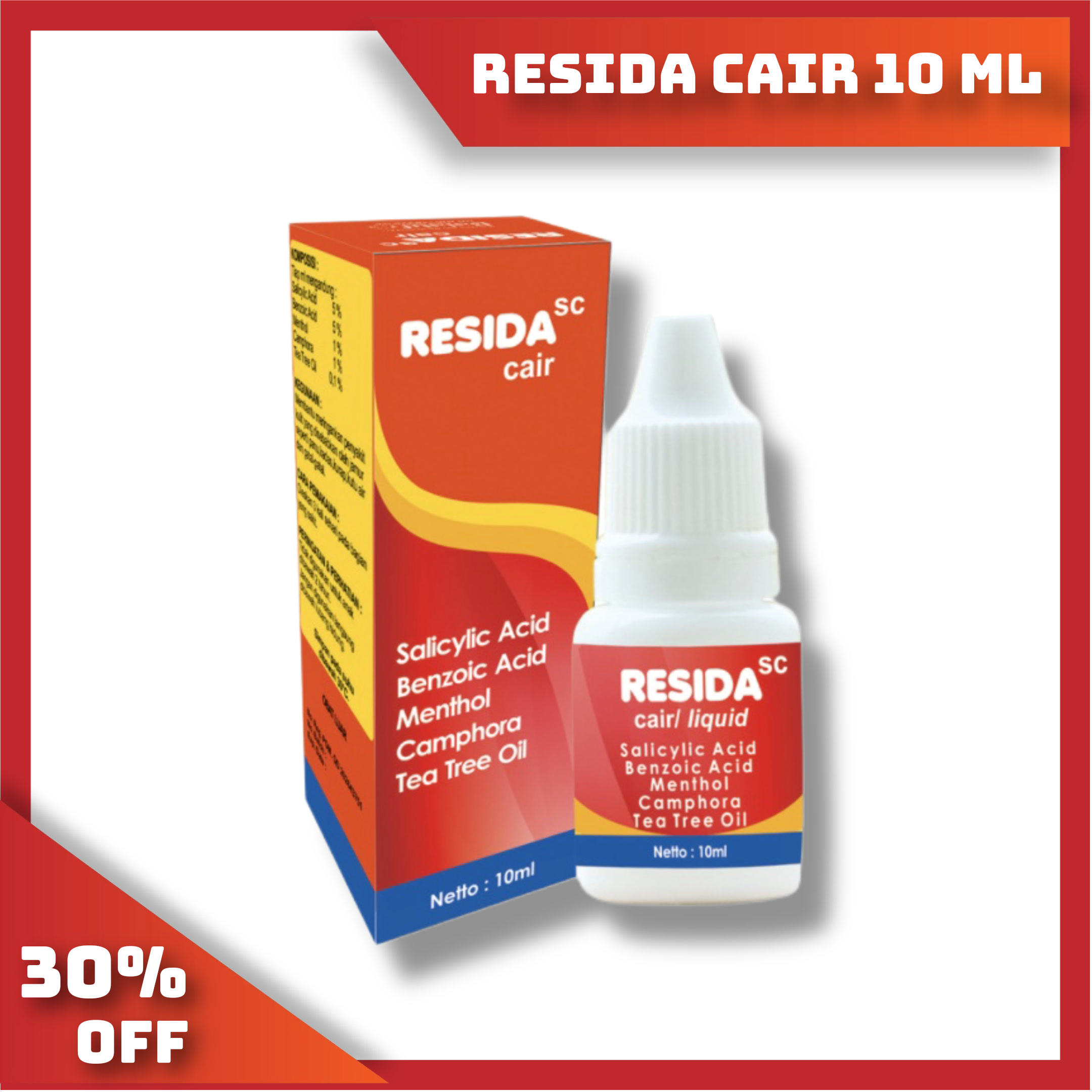 RESIDA CAIR 10 ML / SERUPA KALPANAX KALPANAK CAIR / UNTUK KULIT GATAL ...