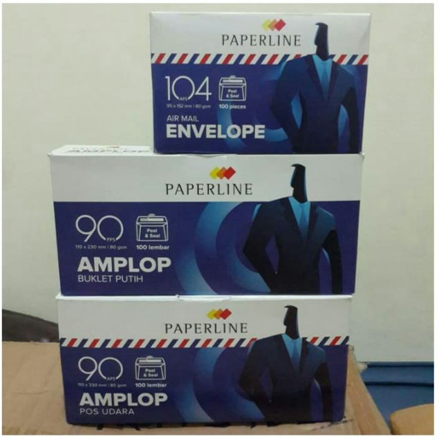 Amplop Paperline Airmail Besar ( No.90 ) 110x230mm - 100 lbr | Lazada ...