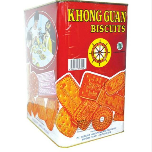 BISKUIT KALENG KHONG GUAN HOCK GUAN TRADISIONAL ROTI KALENG SPESIAL ...