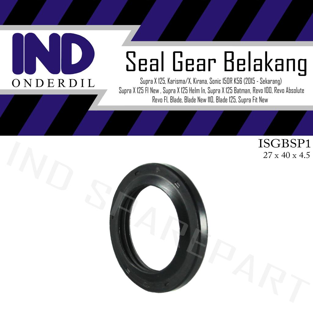 Seal-Sil Gear-Gir-Gigi Roda Belakang Kiri Honda Revo 100 Lama-Old-110 ...