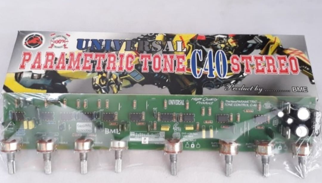 KIT PARAMETRIK PARAMETRIC TONE CONTROL C40 STEREO BME PER BIJI | Lazada ...