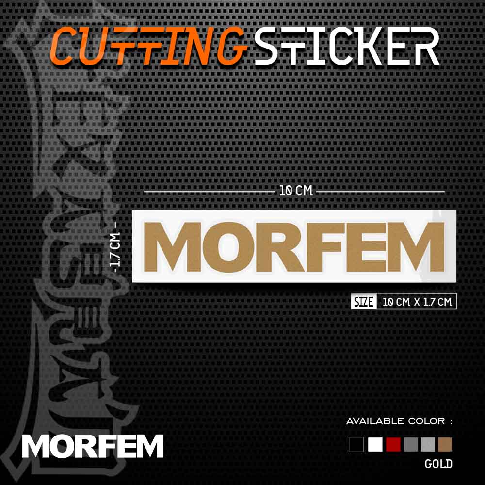 Cutting Sticker MORFEM band | Stiker Cutting Band MORFEM | Lazada Indonesia