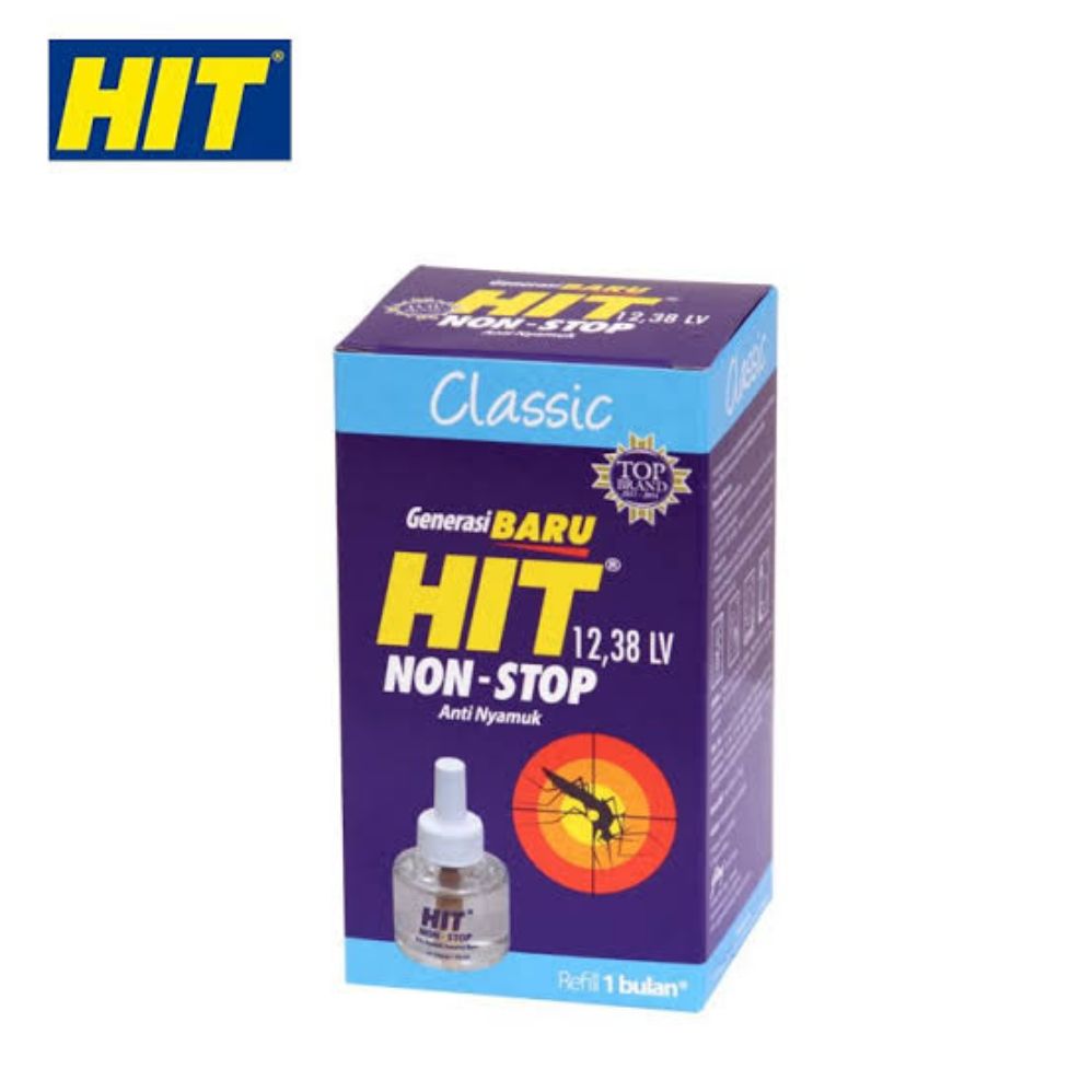 Hit Non Stop Anti Nyamuk Refill Classic 33 mL - Isi Ulang Hit Non Stop ...