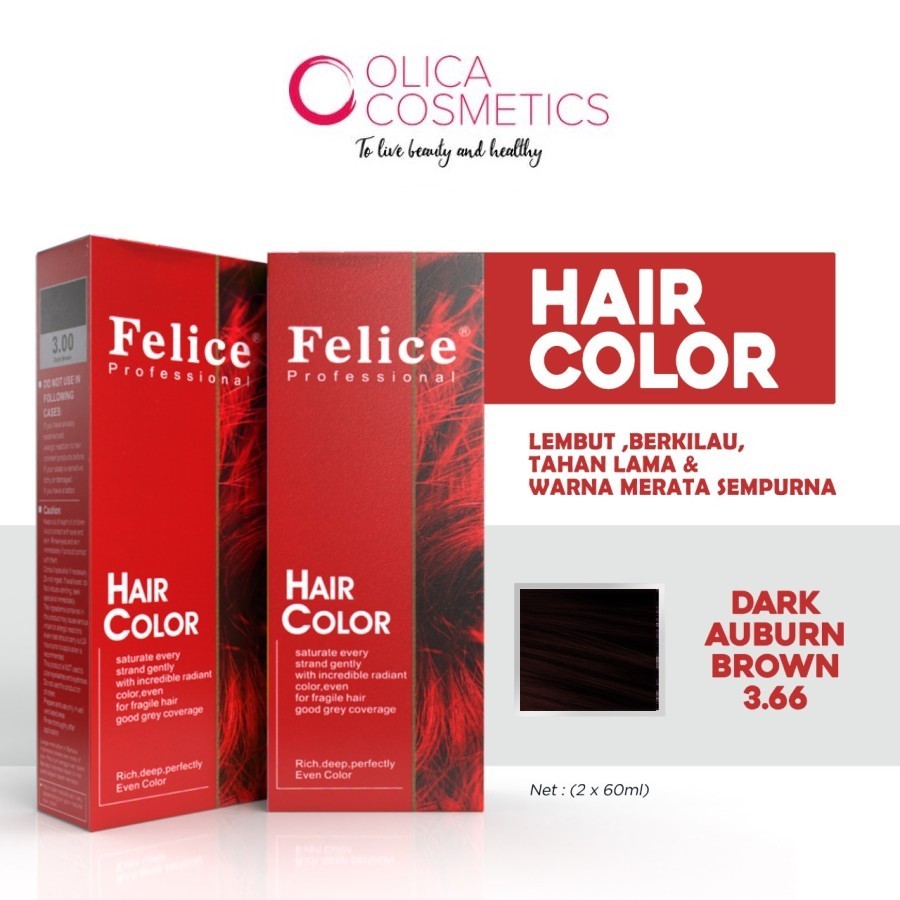 Felice Hair Color /Cat Rambut Felice Dus Merah ORIGINAL | Lazada Indonesia