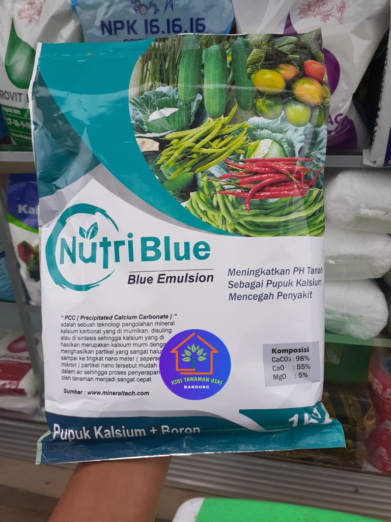 COD 1 Kg Nutri Blue Pupuk Kalsium Plus Boron Peningkat PH Tanah ...
