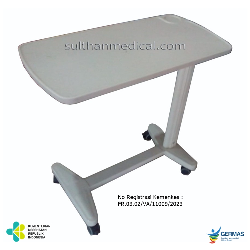 Sella Meja Makan Pasien - Overbed Table Bahan Fiber ABS - Mayo | Lazada ...