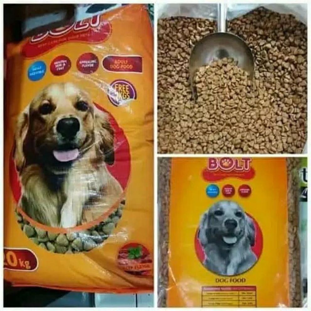 Bolt Dog Anjing Beef Segitiga Segi Tiga 1 Karung Sak 20kg 20 Kg Repack ...