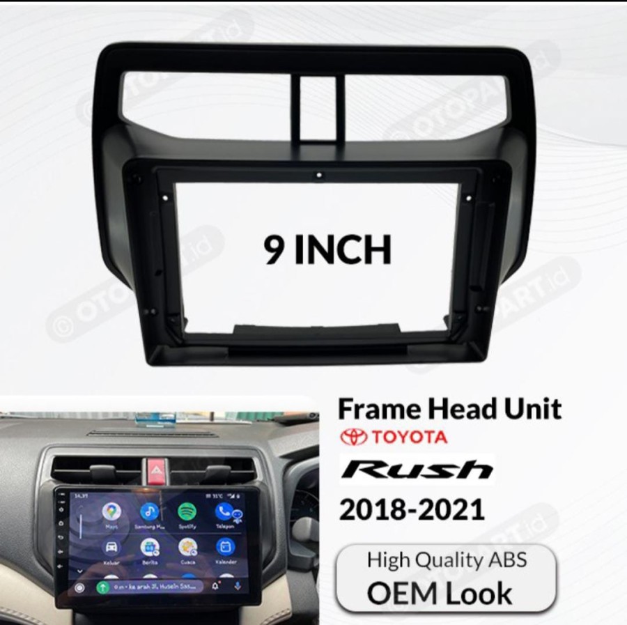 Frame Head Unit New RUSH/TERIOS 2018-2021 9" inch OEM | Lazada Indonesia