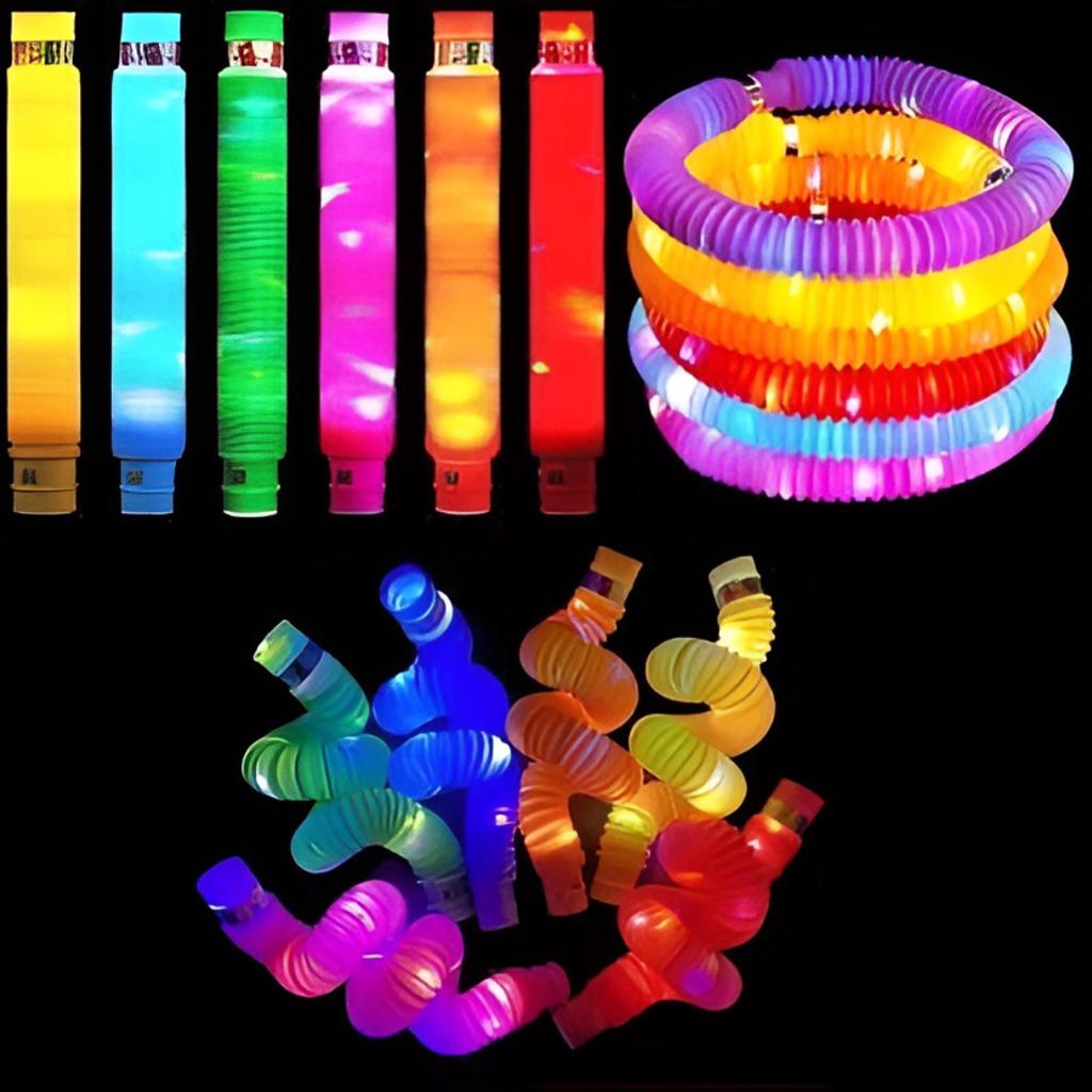 POP LED MAINAN ANAK POP PIPES POP TUBE LED SELANG LAMPU VIRAL VD ...