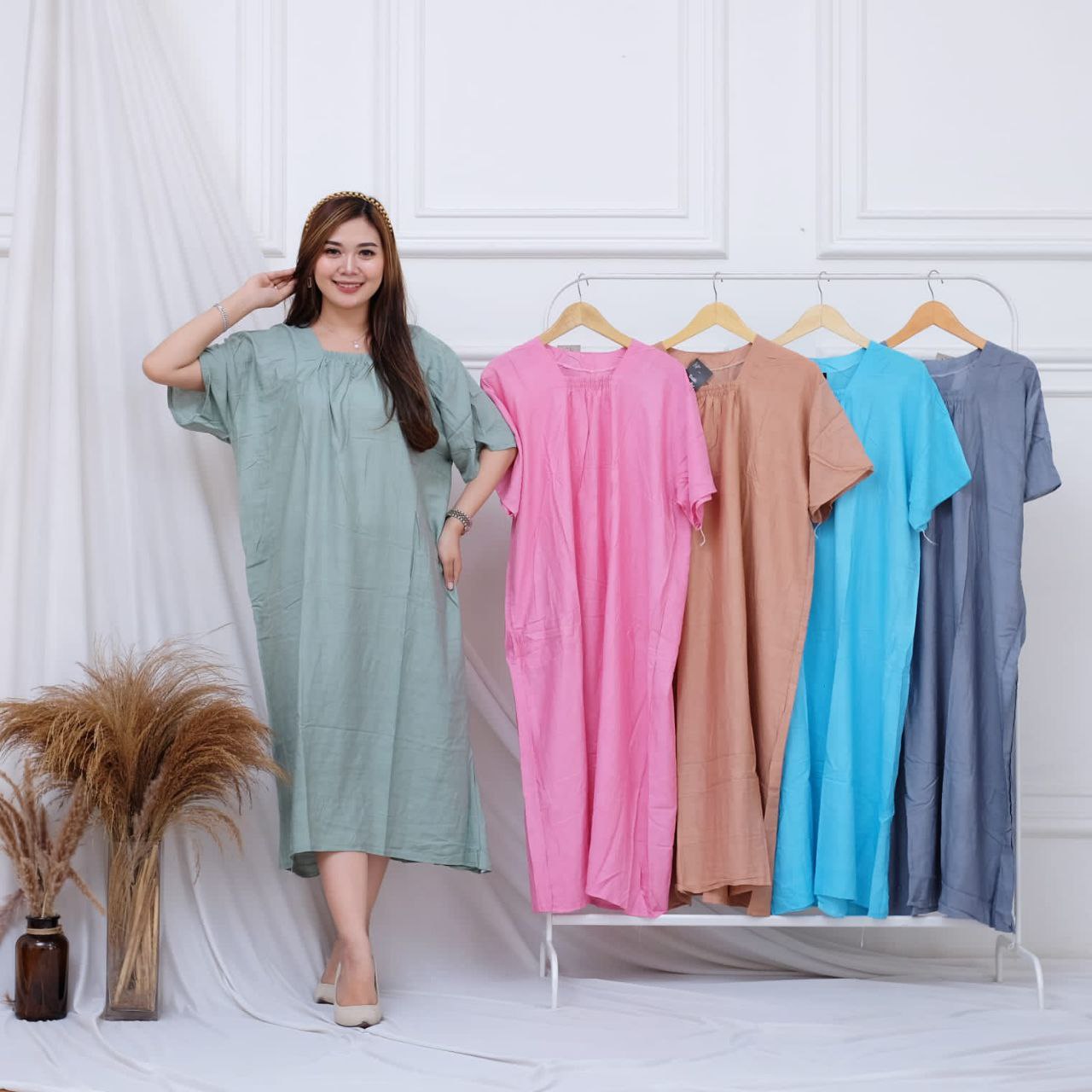 Daster Polos Fuji Terbaru 2023/2024 - Dress Cantik Kekinian - Baju ...