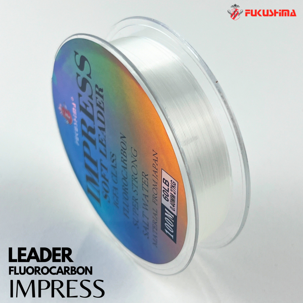 Senar leader 100 meter soft fluorocarbon pancing Fukushima Impress ...