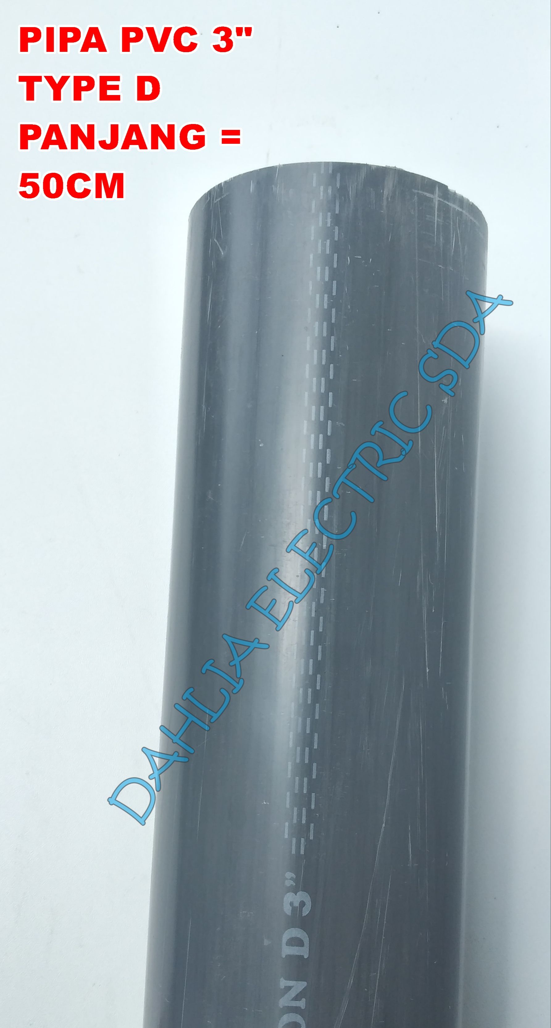 PIPA PVC 3 INCH TYPE D (PANJANG 50cm) | Lazada Indonesia