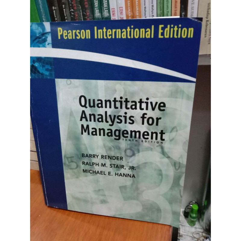 buku quantitative analysis for management tenth edition | Lazada Indonesia