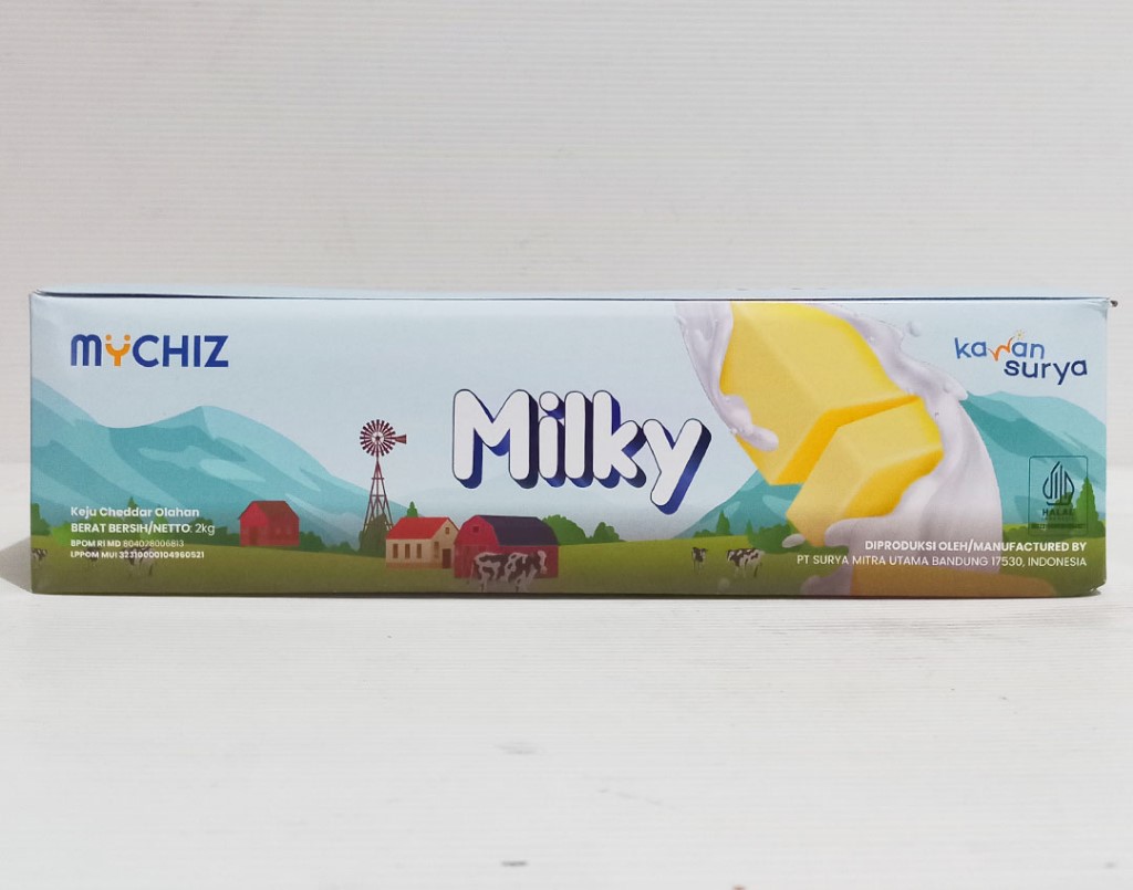 my chiz keju cheddar milky box 2kg | Lazada Indonesia